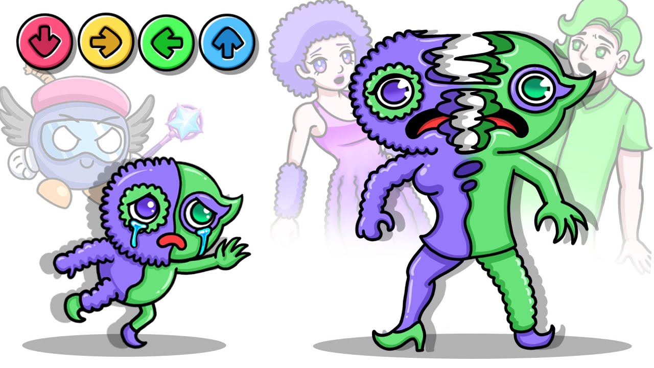 SAD STORY of Bittergiggle Family😢 (Garten of Banban Chapter 4 Animation ...