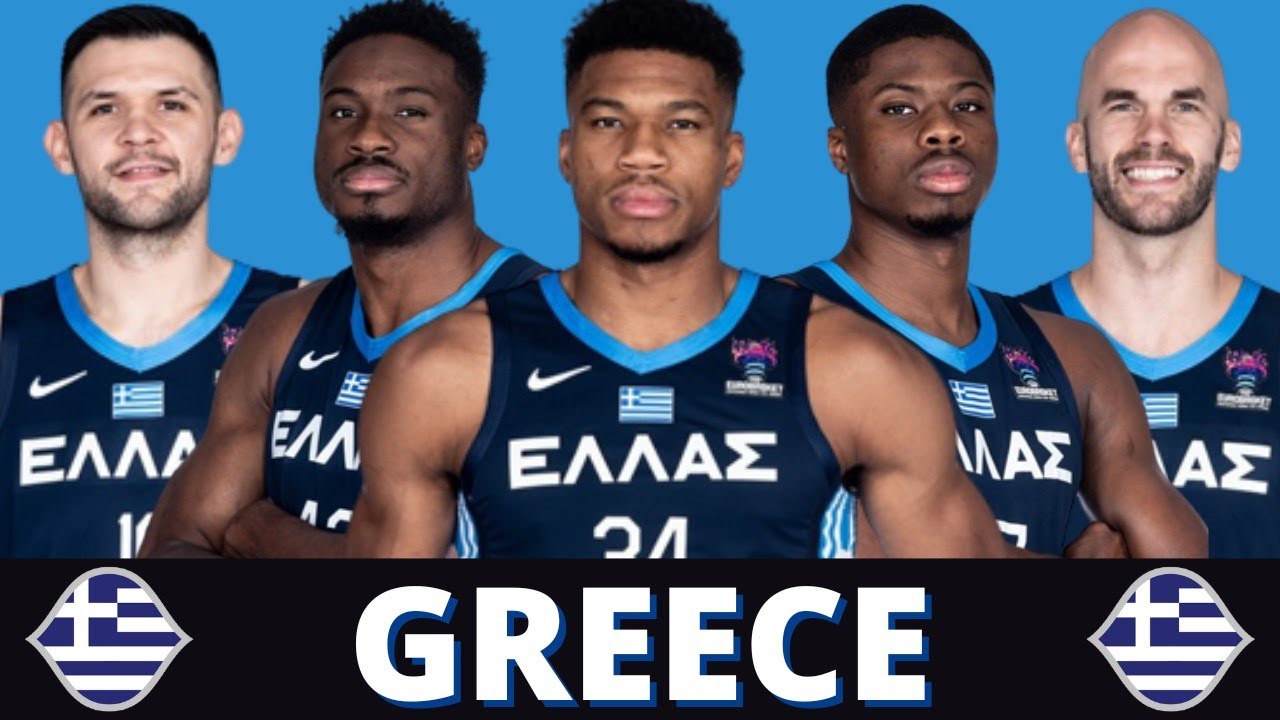 Greece Official Line Up FIBA EuroBasket 2022 - YouTube