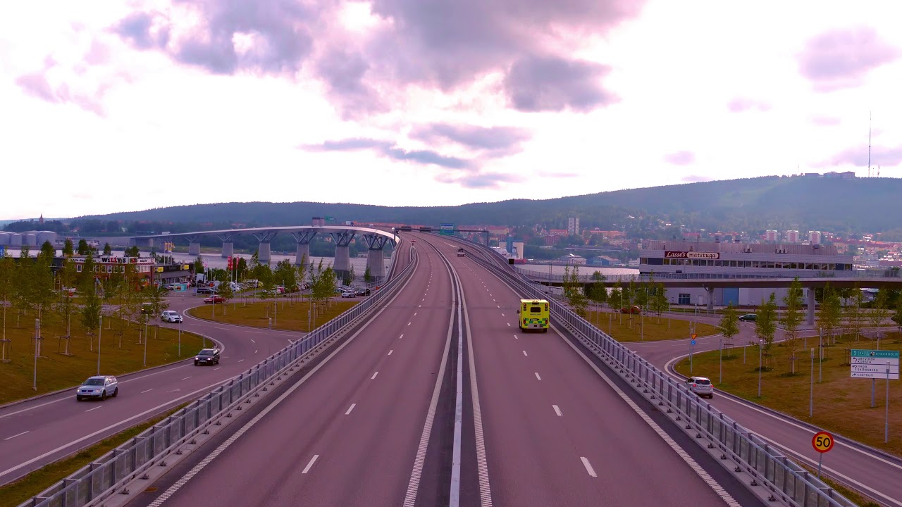 Short Timelapse Of The Sundsvall Bridge (E4) - YouTube