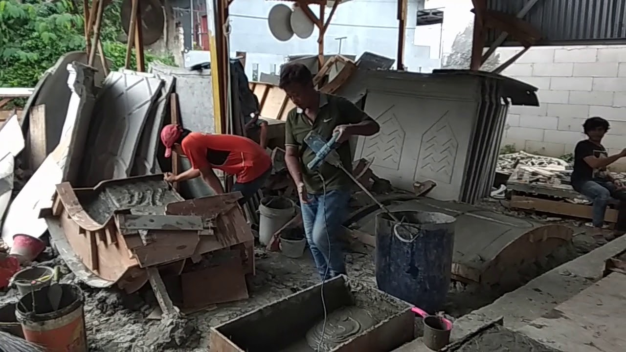 SJM GRC AKTIFITAS PROSES PRODUKSI GRC - YouTube