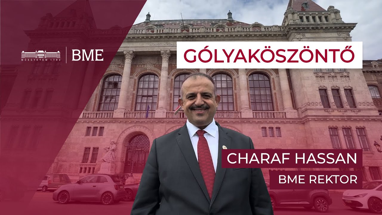 BME Gólyaköszöntő 2025 - Charaf Hassan, rektor - YouTube