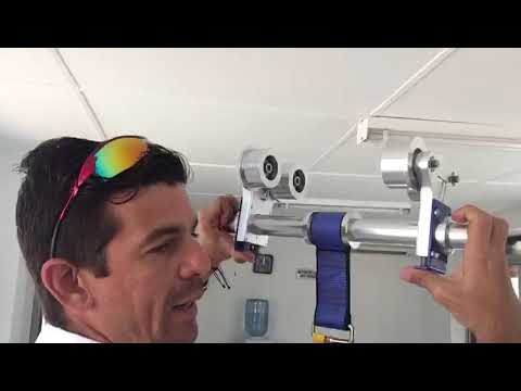 INSTALACION BEAM TROLLEY MSA - YouTube