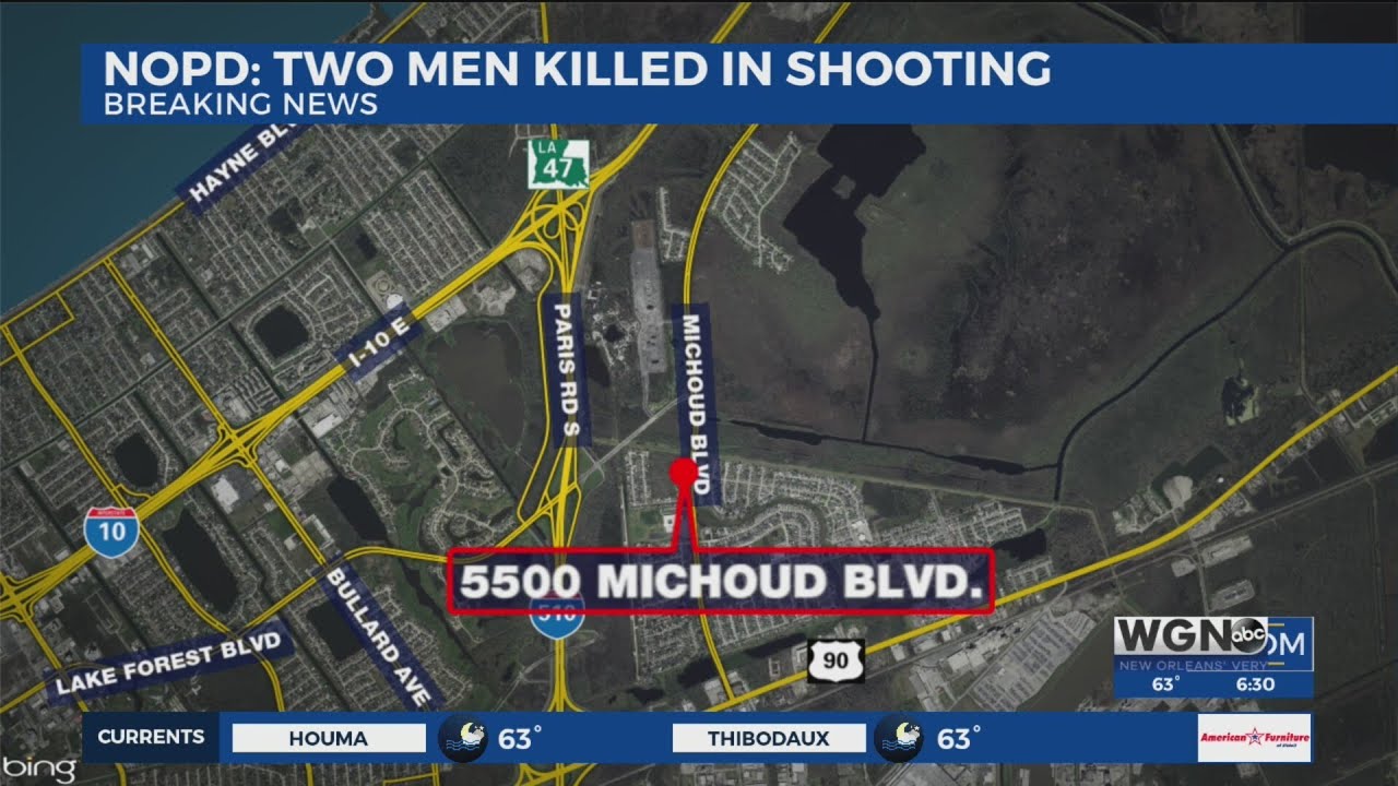 Deadly double shooting under investigation in the Michoud area - YouTube