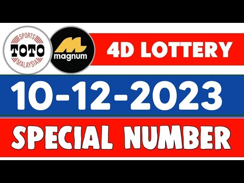 4D Malaysian 4D ToTo Special Consolation Number Today 10.12.2203 Chance Number - YouTube
