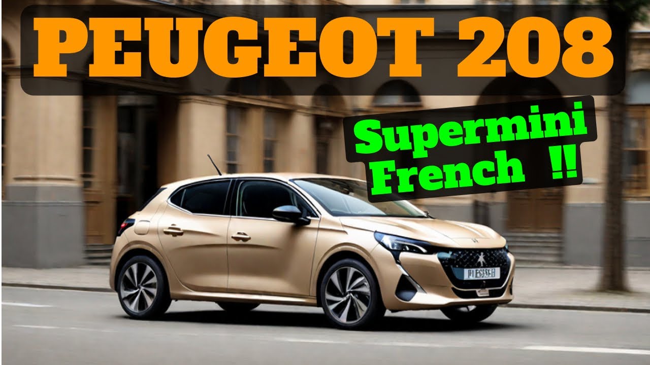 NEW ! 2023 PEUGEOT 208 ! French supermini car (B-segment in Europe ...