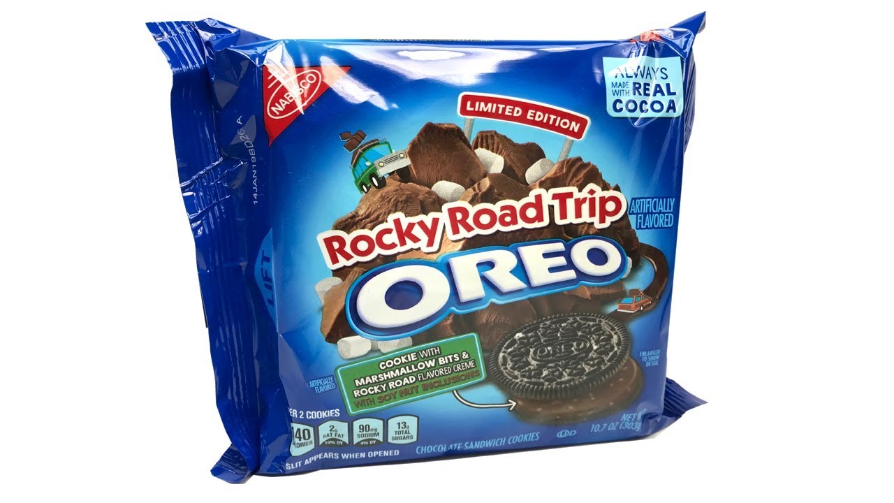 Rocky Road Trip OREOS-Limited Edition- Uwrapping - YouTube