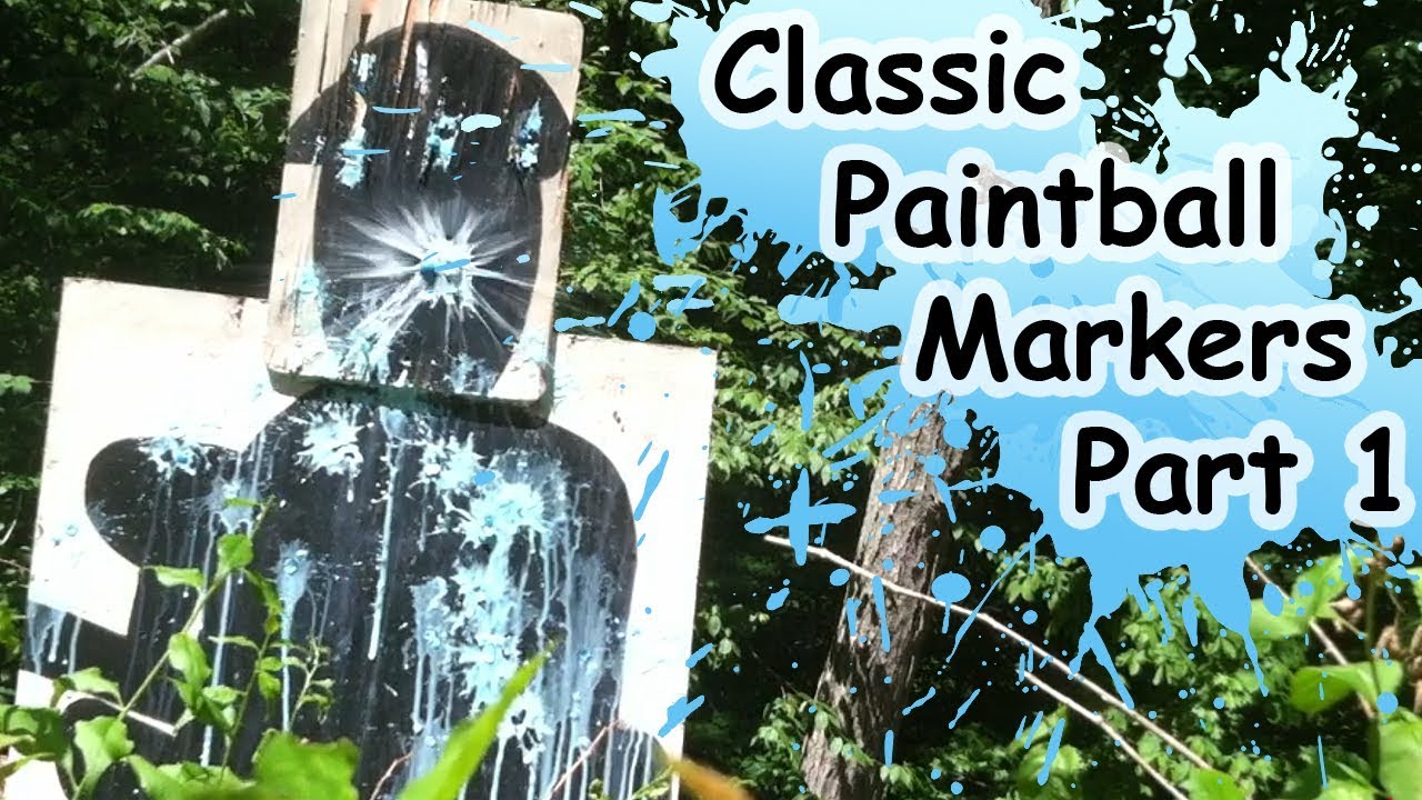 Classic Paintball Markers Part 1 - Barracuda's Retro Paintball - YouTube