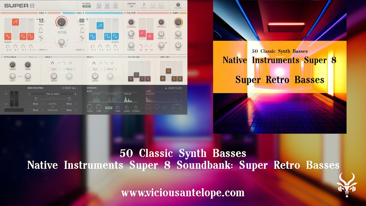 Native Instruments Super 8 Presets | Vicious Antelope - Super Retro ...