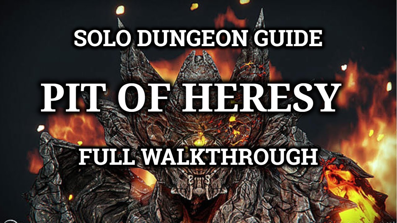 Destiny 2 Pit of Heresy Solo Dungeon Guide - YouTube