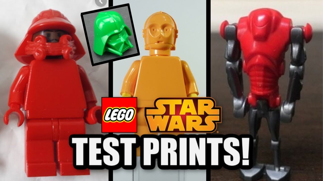 Awesome LEGO Star Wars Test Prints/Prototypes! - YouTube
