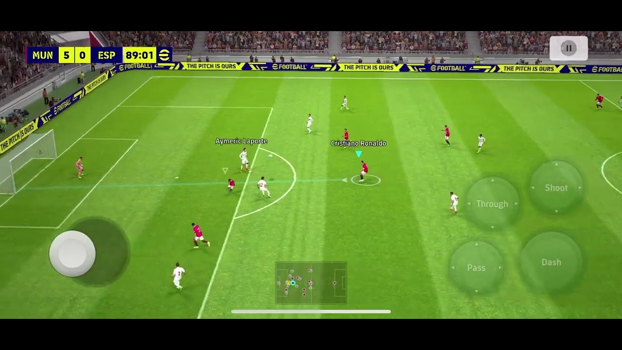 Cài đặt phím và cách dùng skill trong PES 22 Mobile - YouTube