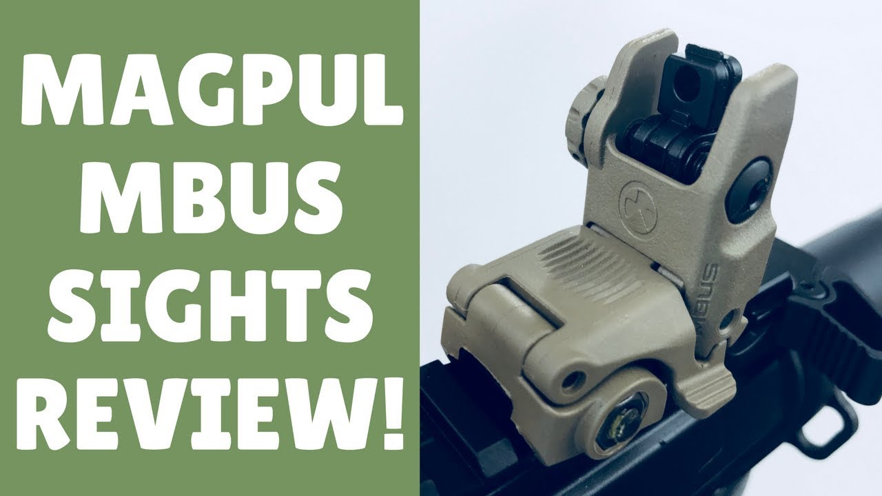 Magpul MBUS Flip Up Sights Review (The Best Back Up Iron Sights For The ...