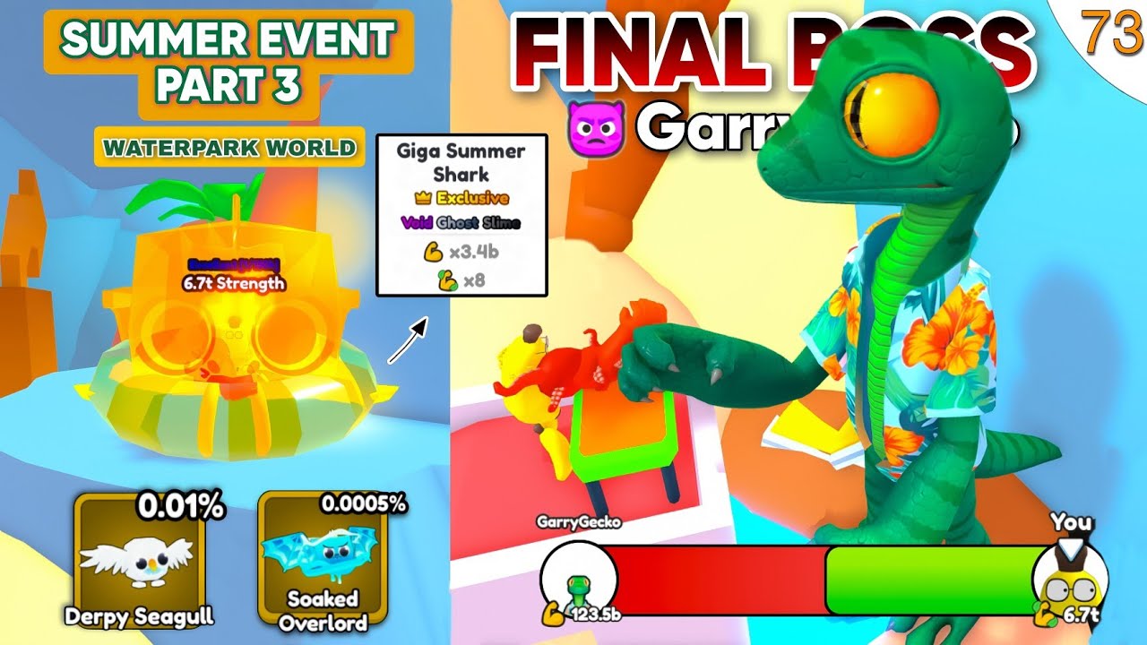 NEW UPDATE - WATERPARK WORLD || PART 3 and Giga Summer Shark & Arm ...