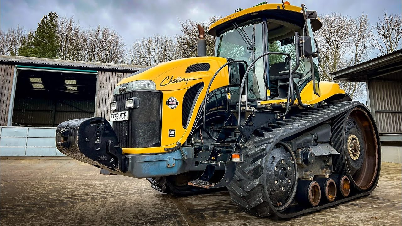 CATERPILLAR CHALLENGER MT755 DEMO - YouTube