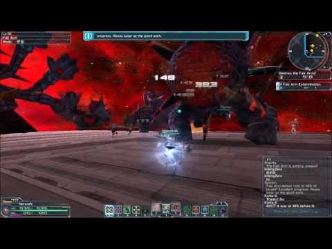 (PSO2) The Decisive Battle: Dark Falz (Phase 1: Arms) - YouTube