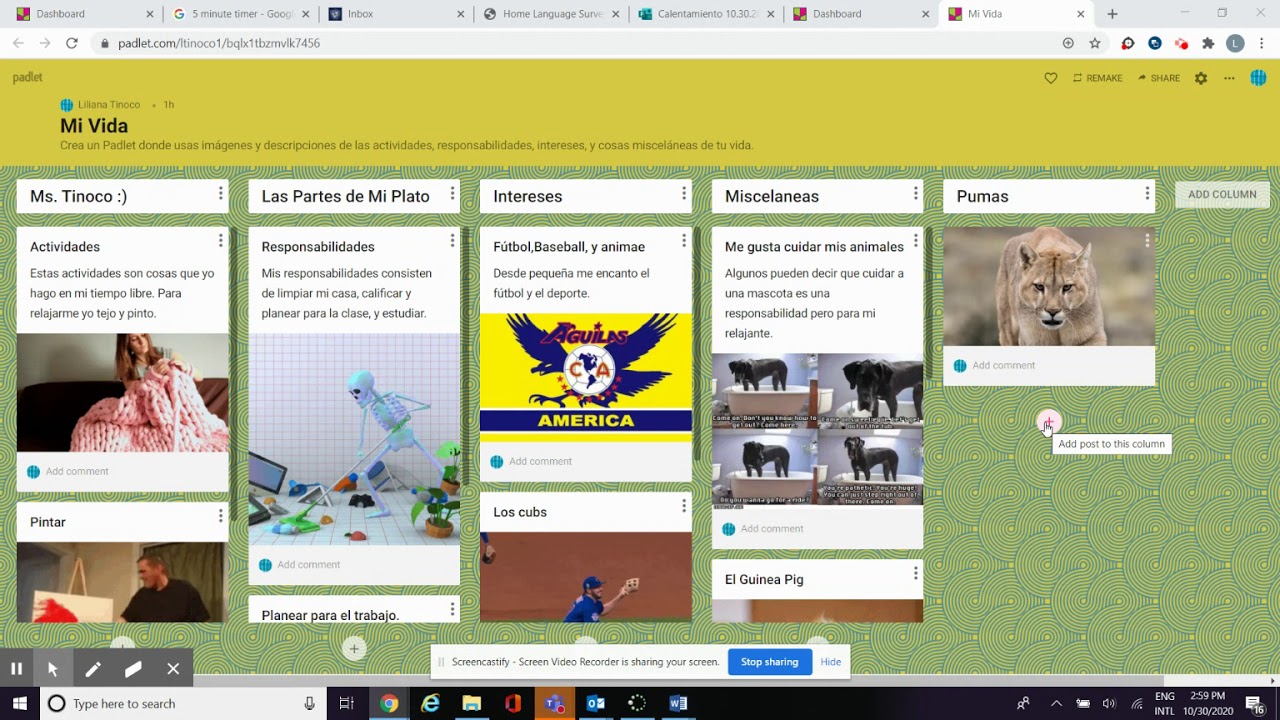 Como añadir secciones a Padlet - YouTube
