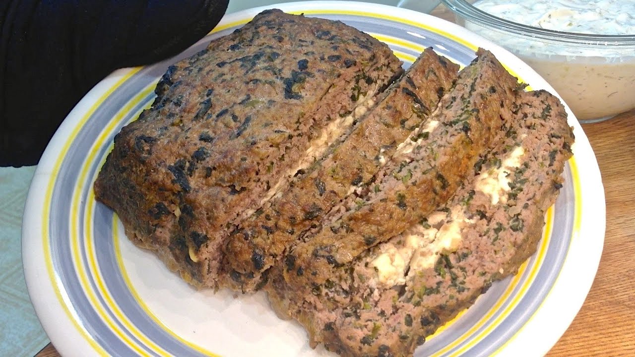 Greek Meatloaf (the low-carb way) - YouTube