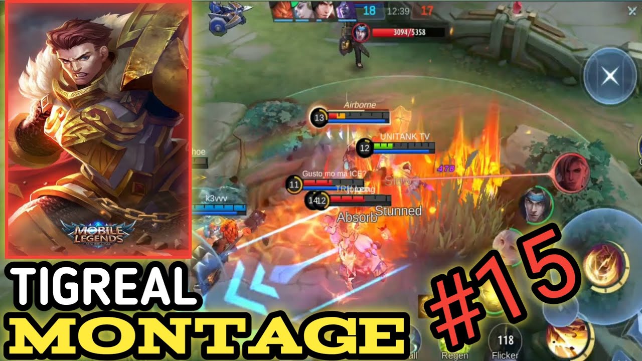 Tigreal tank montage | tigreal montage 15 | mlbb tank best set ...