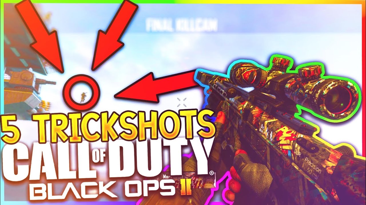 18 PLAYER BO2 TRICKSHOTTING! (5 SHOTS!) - YouTube