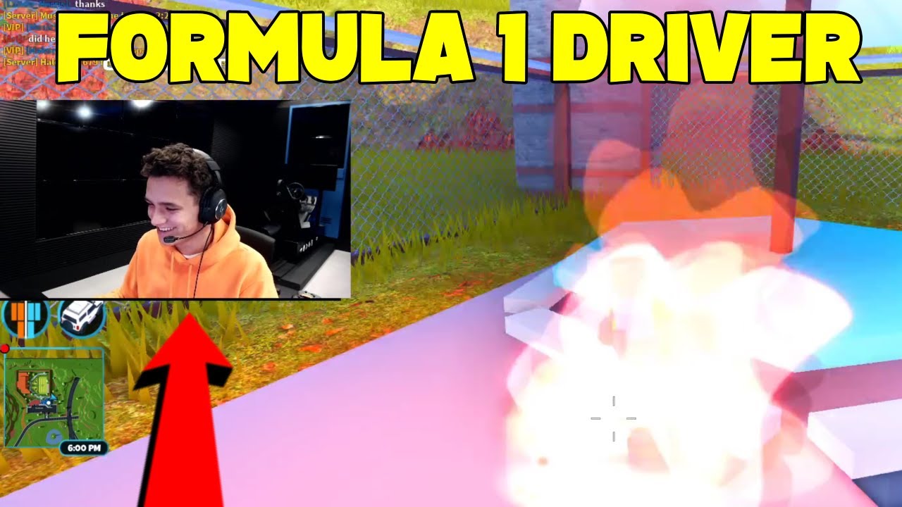 Formula 1 Driver Lando Norris Playing Jailbreak - YouTube
