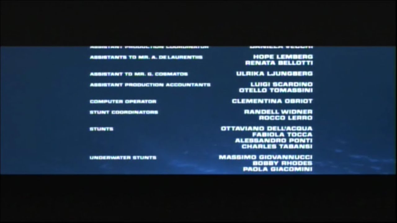Leviathan (1989) End Credits (HBO Zone 2024) - YouTube
