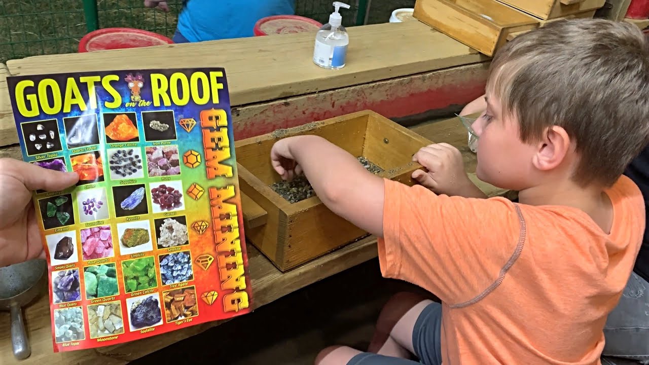 Gem Mining At Goats On The Roof In Pigeon Forge Tennessee !! - YouTube