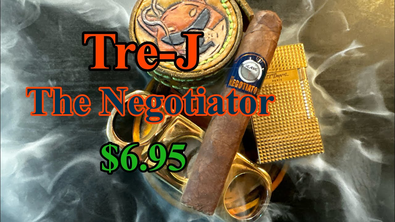 Tre-J The Negotiator Cigar Review - YouTube