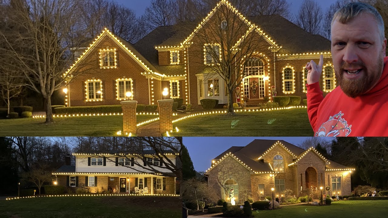 2 Christmas Lights Jobs 1 Fix It 4 HOURS $1700 - YouTube