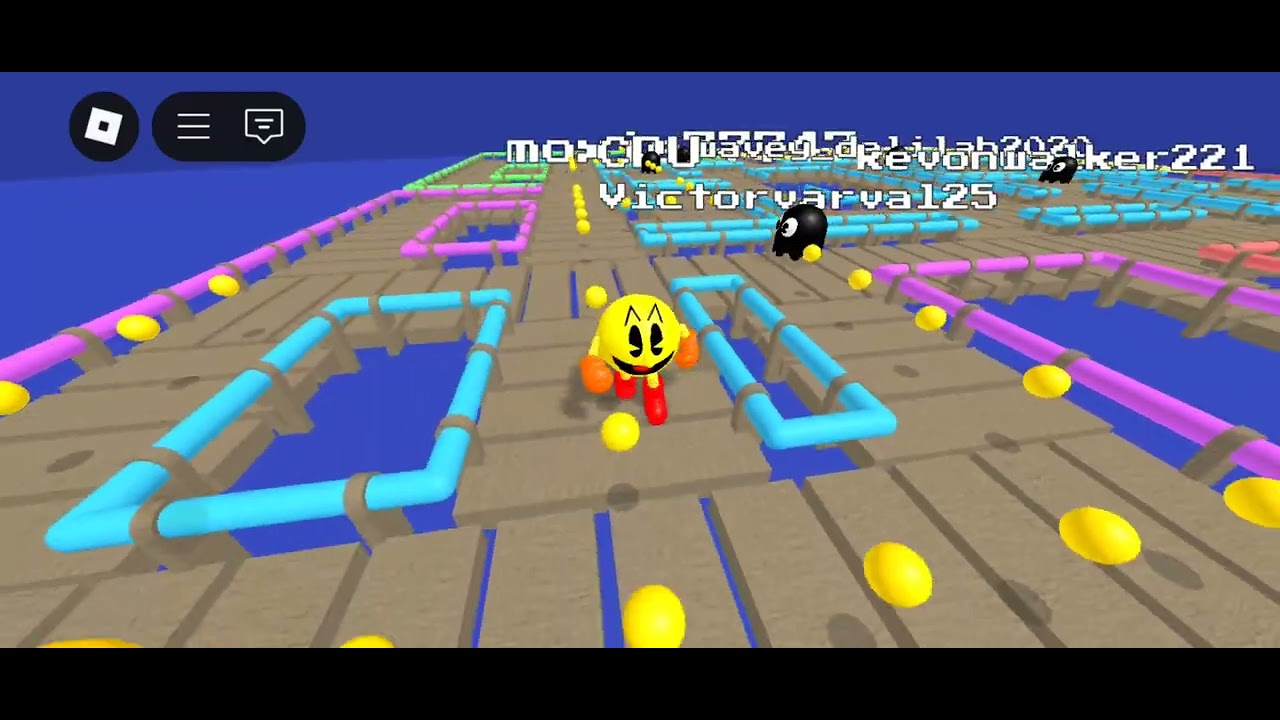 je joue à pacman sur roblox (pacman vs box) - YouTube