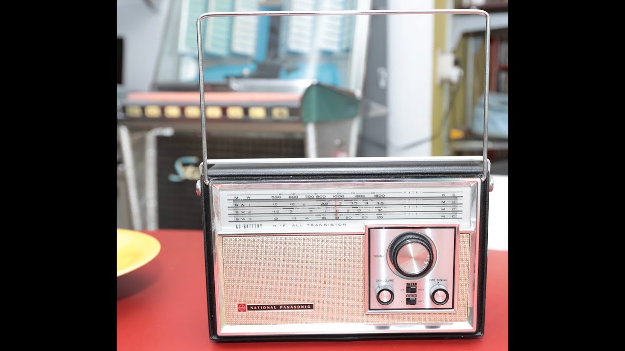 National Panasonic R-441B; 1966 - YouTube