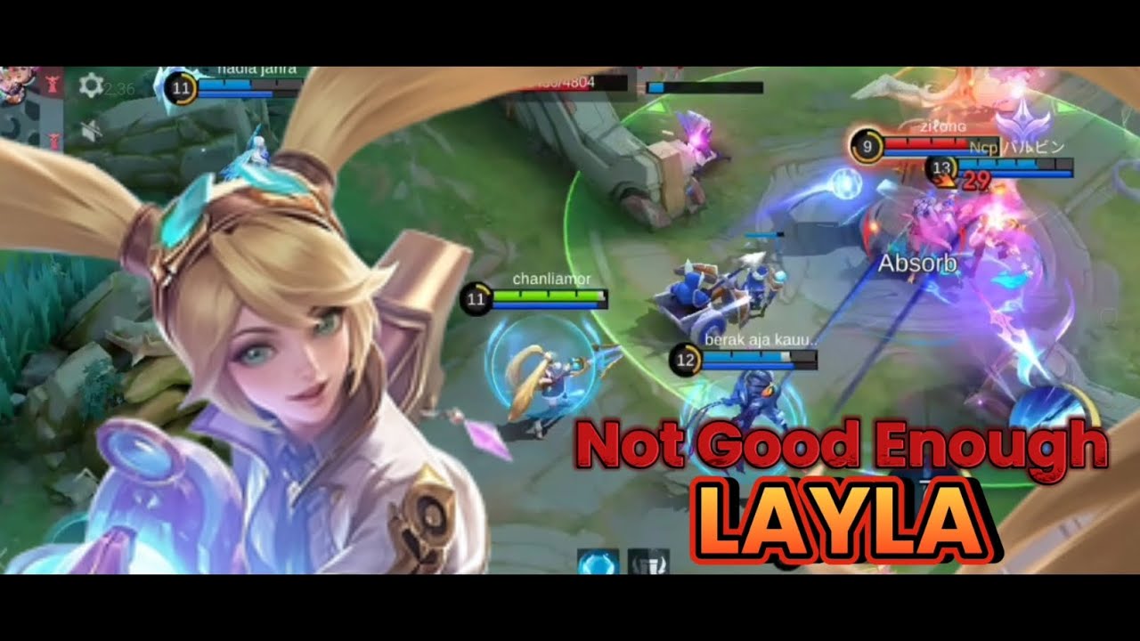 LAYLA GAMEPLAY | BUILD LAYLA TERSAKIT 2024 | BEST BUILD LAYLA | BUILD ...