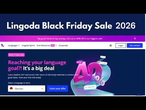 Lingoda Promo Code 2026 🔥 | Get 40% OFF Black Friday Deal!