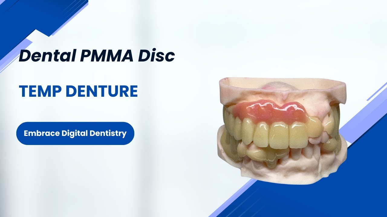 Affordable Temporary Denture Made with PMMA - YouTube