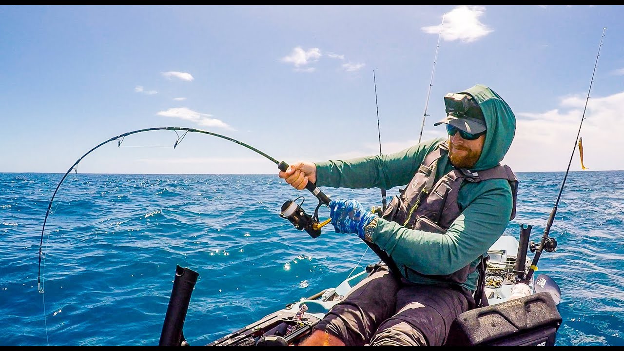 EXTREME Deep Sea Kayak Fishing {CATCH & COOK} -- New Zealand Ep. 5 ...