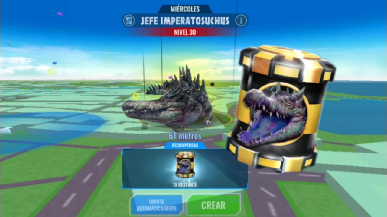 JURASSIC WORLD ALIVE | JEFE IMPERATOSUCHUS - YouTube
