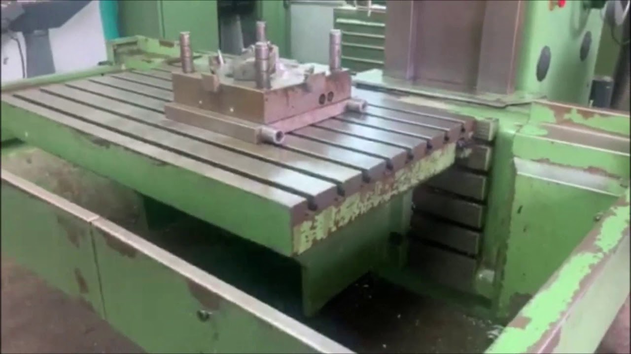DECKEL FP 4 NC CNC Tool Milling Machine - YouTube