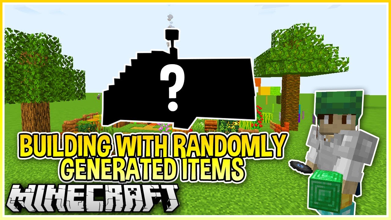 I Randomly Generated Blocks & Built a House... - YouTube