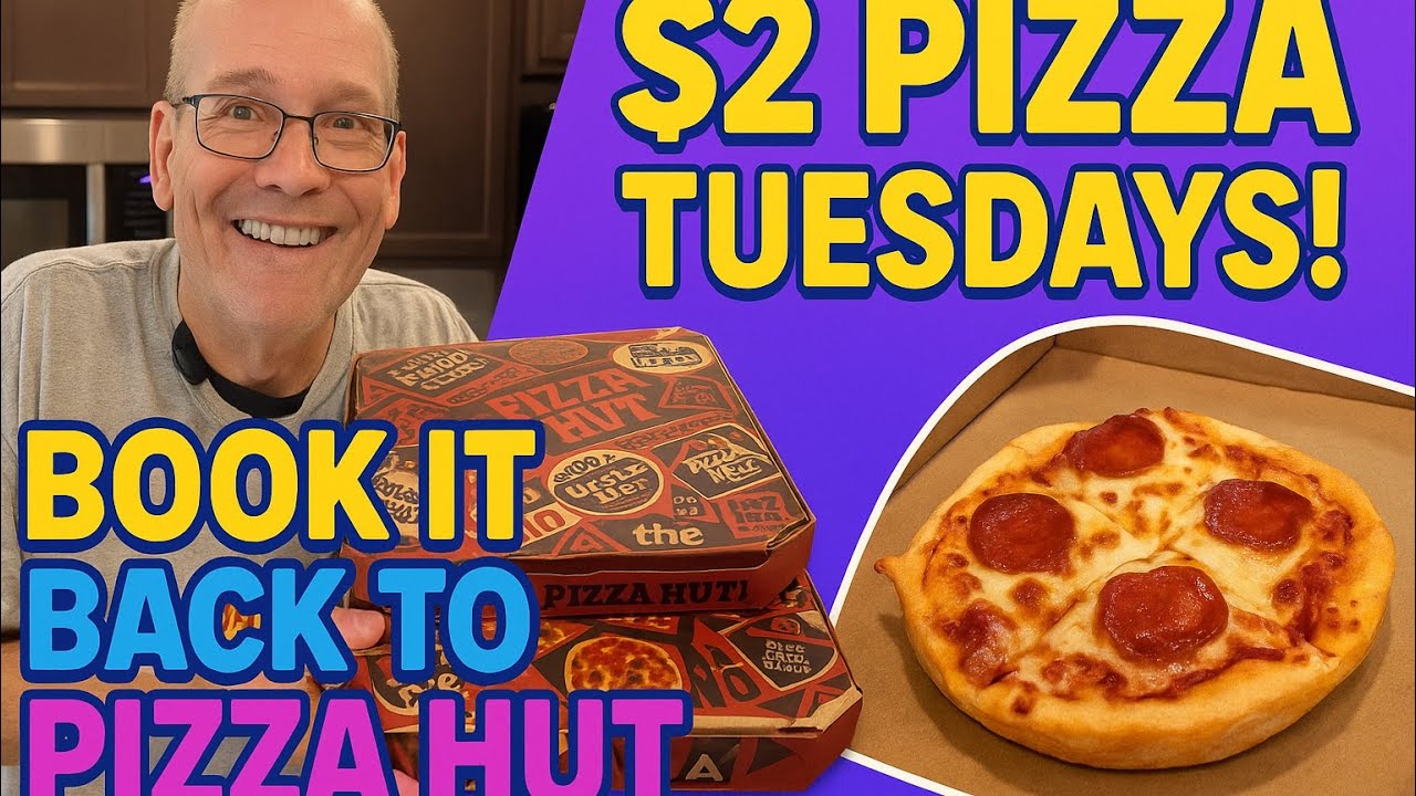 $2 Pizza at Pizza Hut Every Tuesday?! Book It Back to the ’90s 🍕 - YouTube