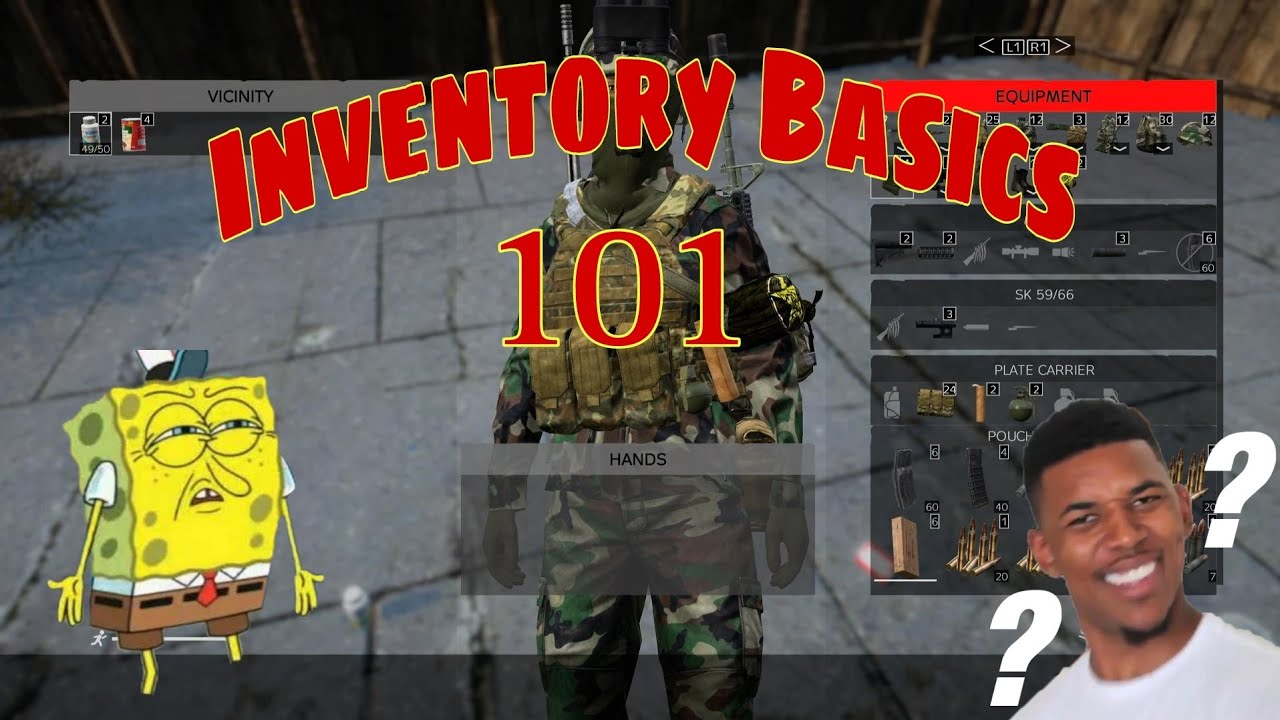 DayZ: Inventory Basics 101 for PlayStation - YouTube