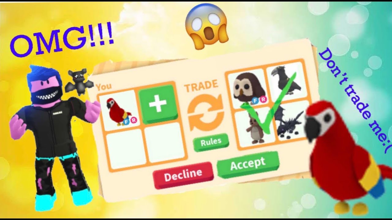 What people trade for FR Parrot 🦜 | Adopt Me - YouTube