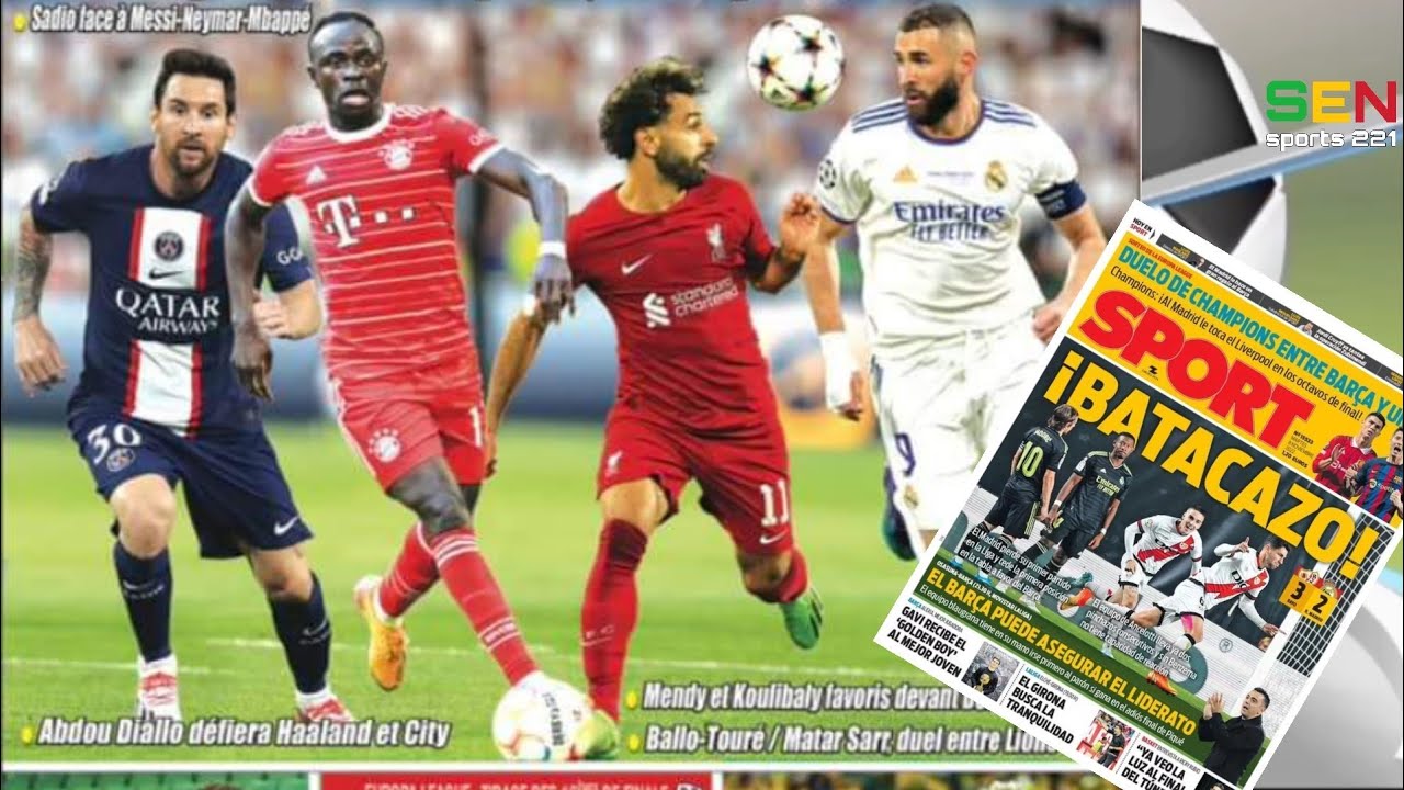 Revue de presse du jour mardi 08 novembre 2022..... Sen Sports 221 ...