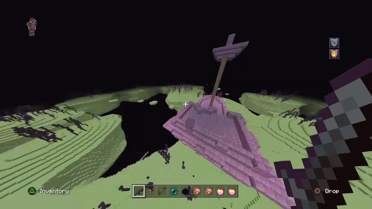 Playing Minecraft on my PS4 with zzz Minecraft - YouTube