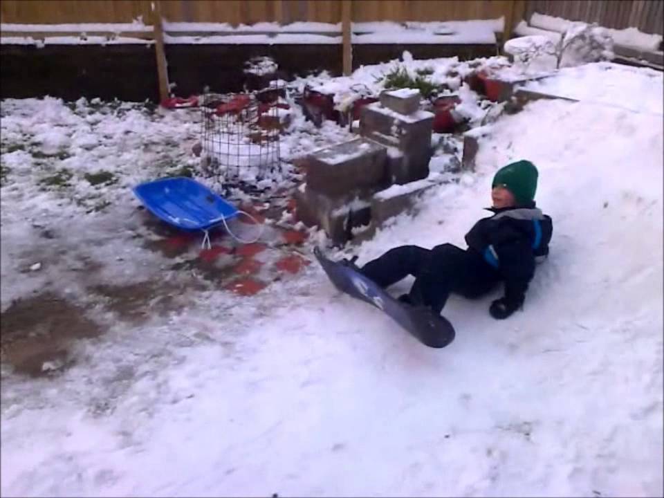 luke in the snow - YouTube