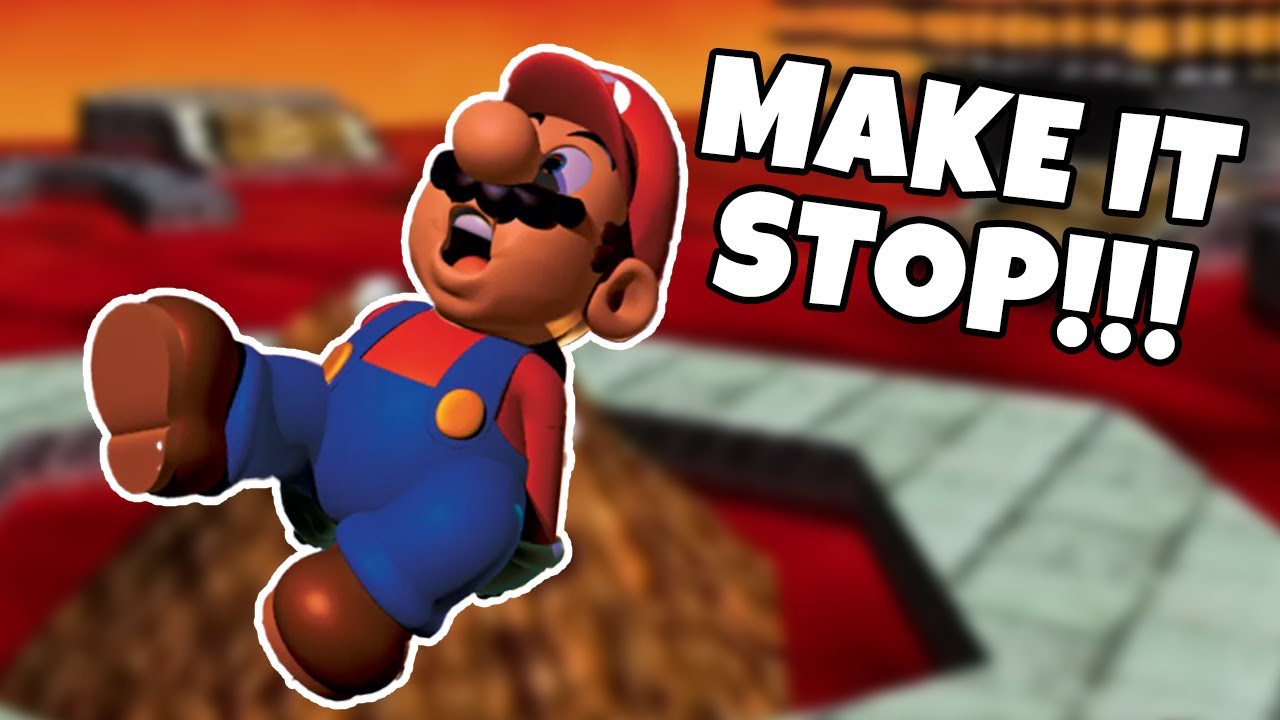 How many times can Mario bounce in lava before dying? - YouTube