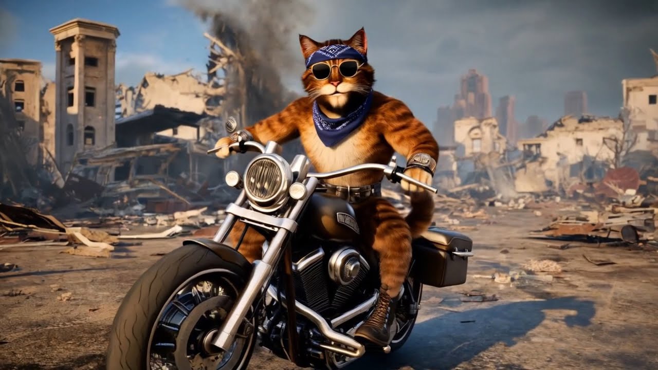 Whiskers and Wheels: Can This Cat Save the World? 57HD - YouTube