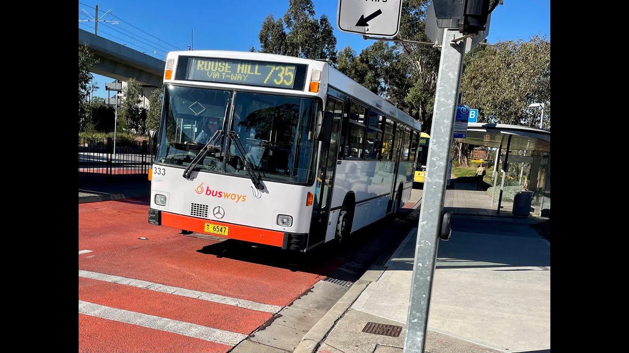 Busways 333 (Mercedes O405 - Custom Coaches 228) - YouTube