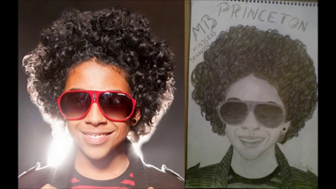 Mindless Behavior Princeton Step By Step Drawing - YouTube