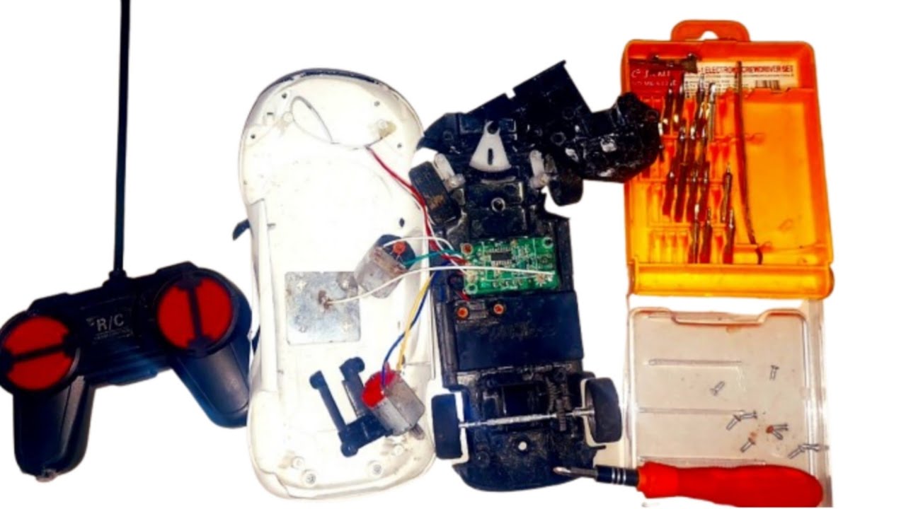 Dismantle Remote Control Lamborghini | Open RC car and find out issue ...