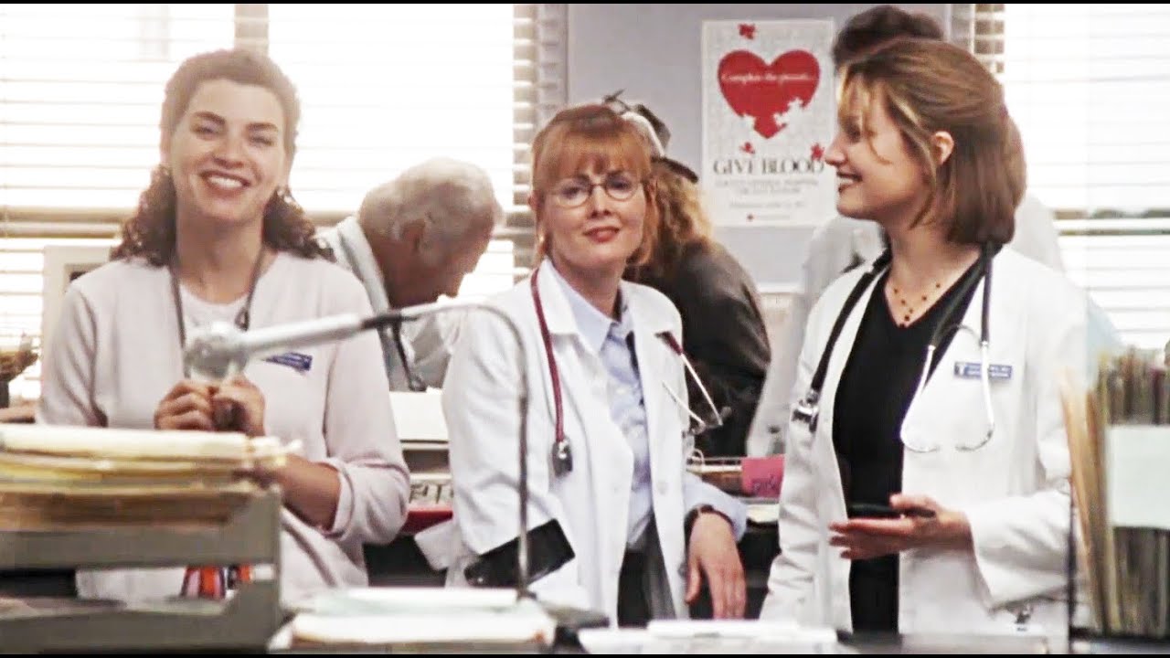 Kerry Weaver, Susan Lewis, and Carol Hathaway and the naked lady in the ...