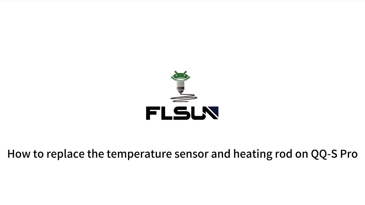 How to replace the temperature sensor and heating rod on QQ-S Pro - YouTube